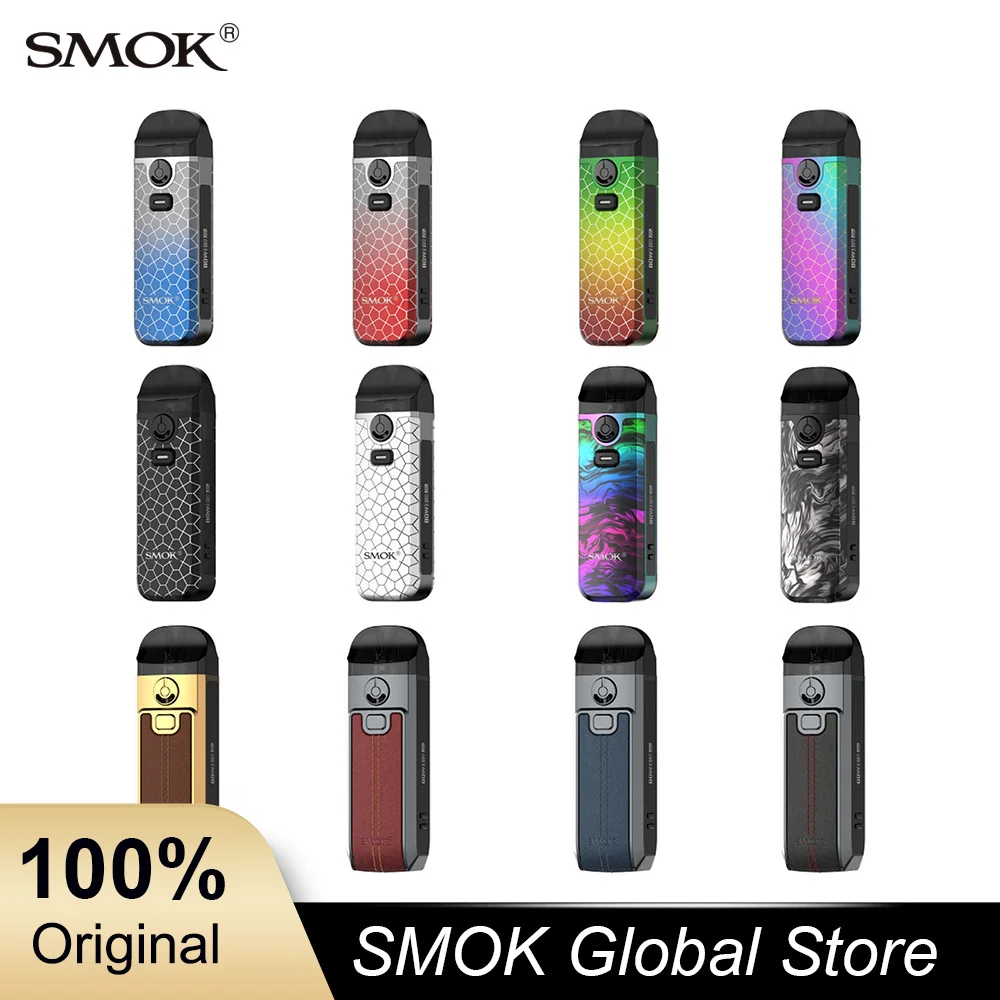 SMOK cigarrillo electrónico Nord 4 Original, Kit de vapeo de 80W, 4,5 ...