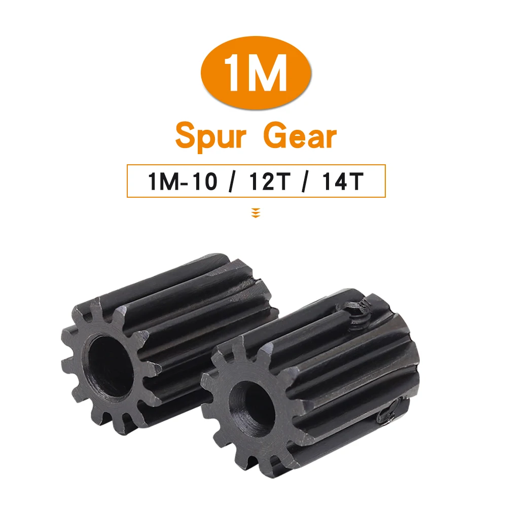 Module-1-Spur-Gear-1M-10T-12T-14T-SC45-Carbon-Steel-Material-Motor-Gear ...