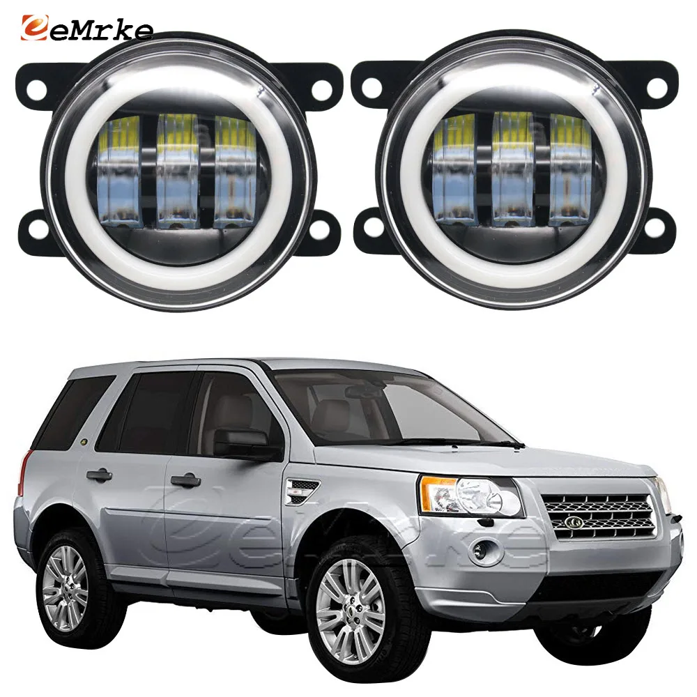 2Pcs-Led-DRL-Angel-Eye-for-Land-Rover-Freelander-2-LR2-L359-2006-2015 ...