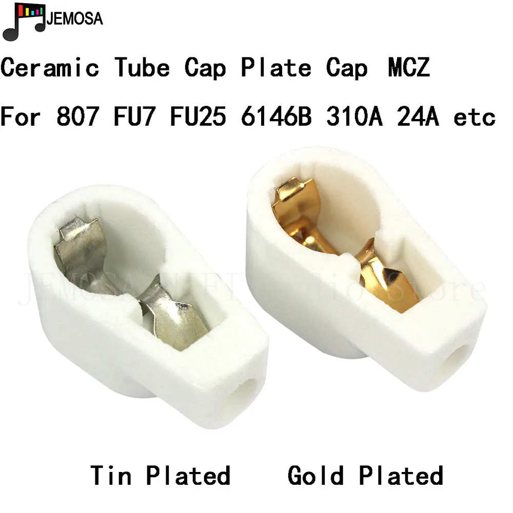 10PCS Ceramic 8.8mm Vacuum Tube Anode Cap Grip Plate Cap MCZ for 807 ...