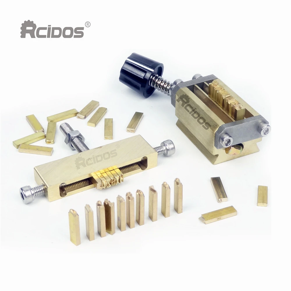 RCIDOS 2x3/4x15mm Coding Machine Letters/Brass Flexible Letters,Number ...