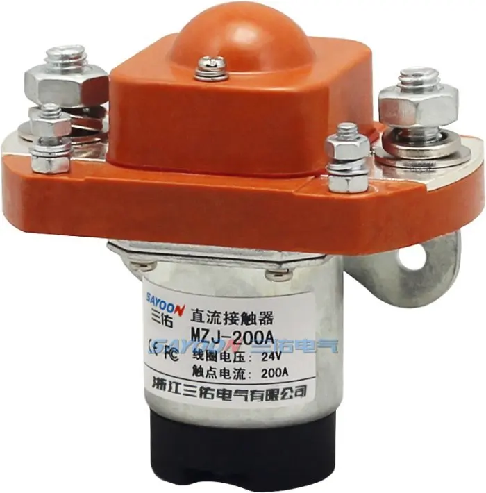 SAYOON contactor MZJ 200A DC 200A utilizado para vehículos eléctricos ...