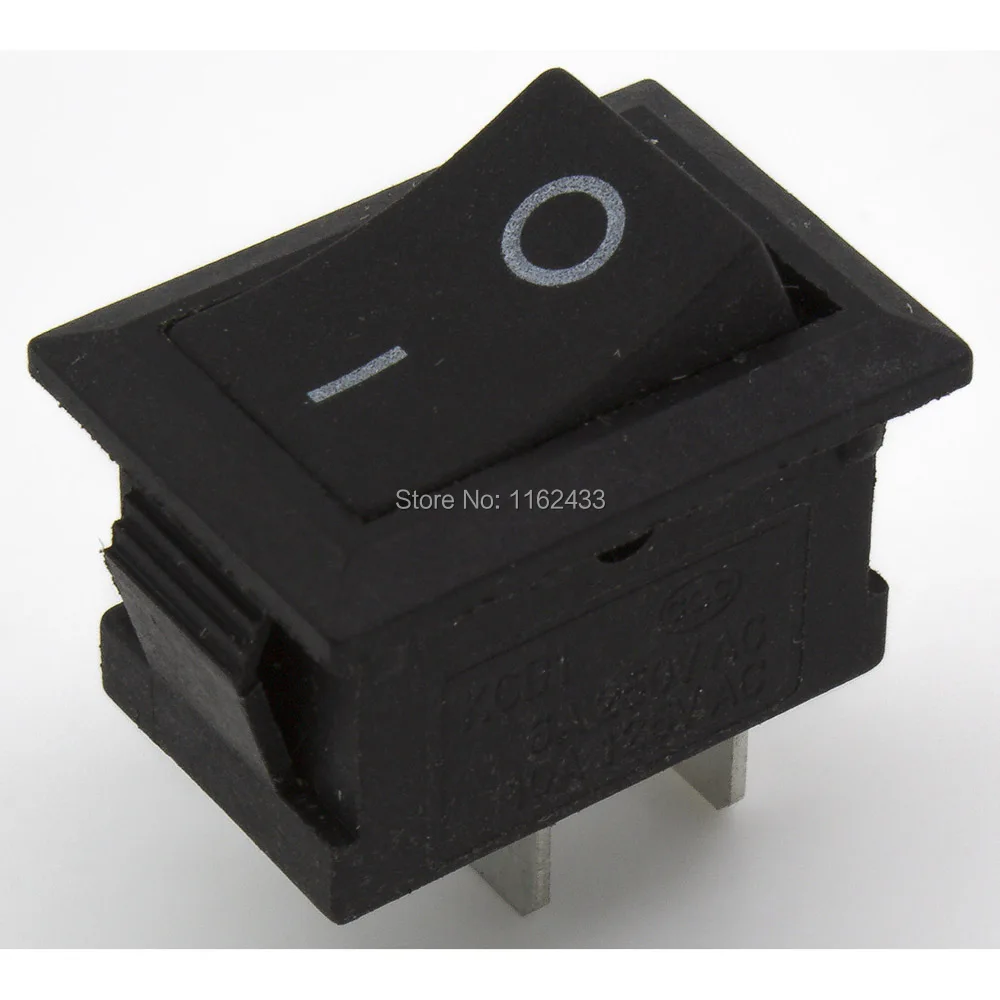 10pcs / Lot Kcd1-101 High Quality Perforate 19 X 13 Mm 2 Pin On - Off ...