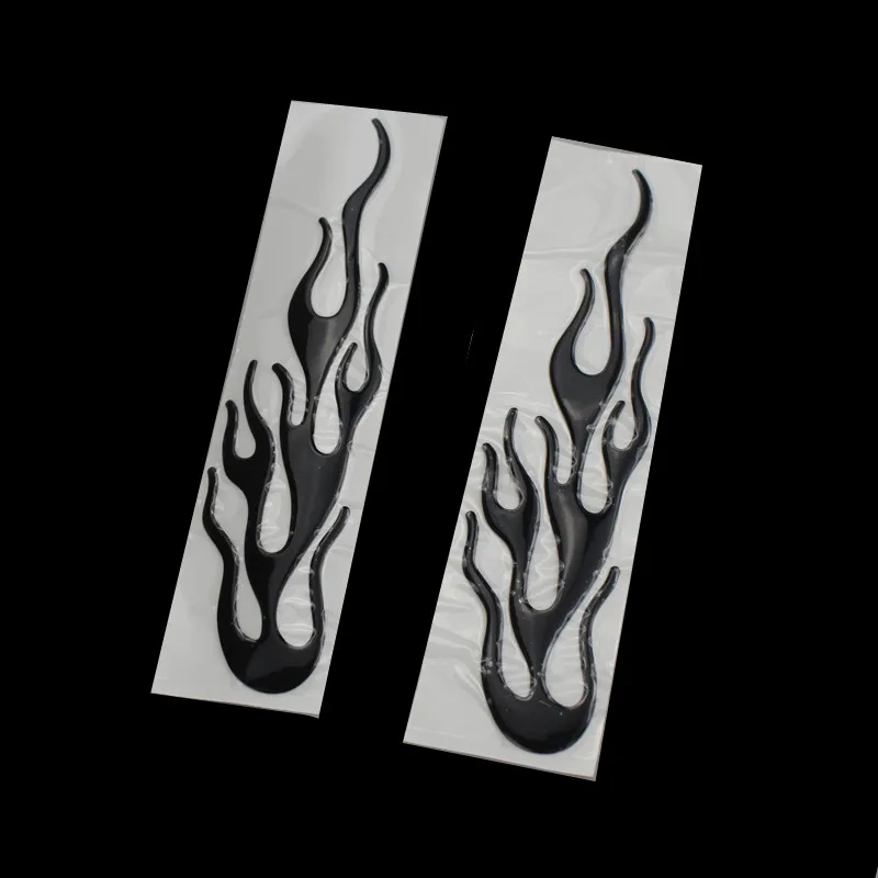 Car-Motorcycle-3D-Flame-Fire-Reflective-Sticker-Vinyl-Decal-Cruiser ...