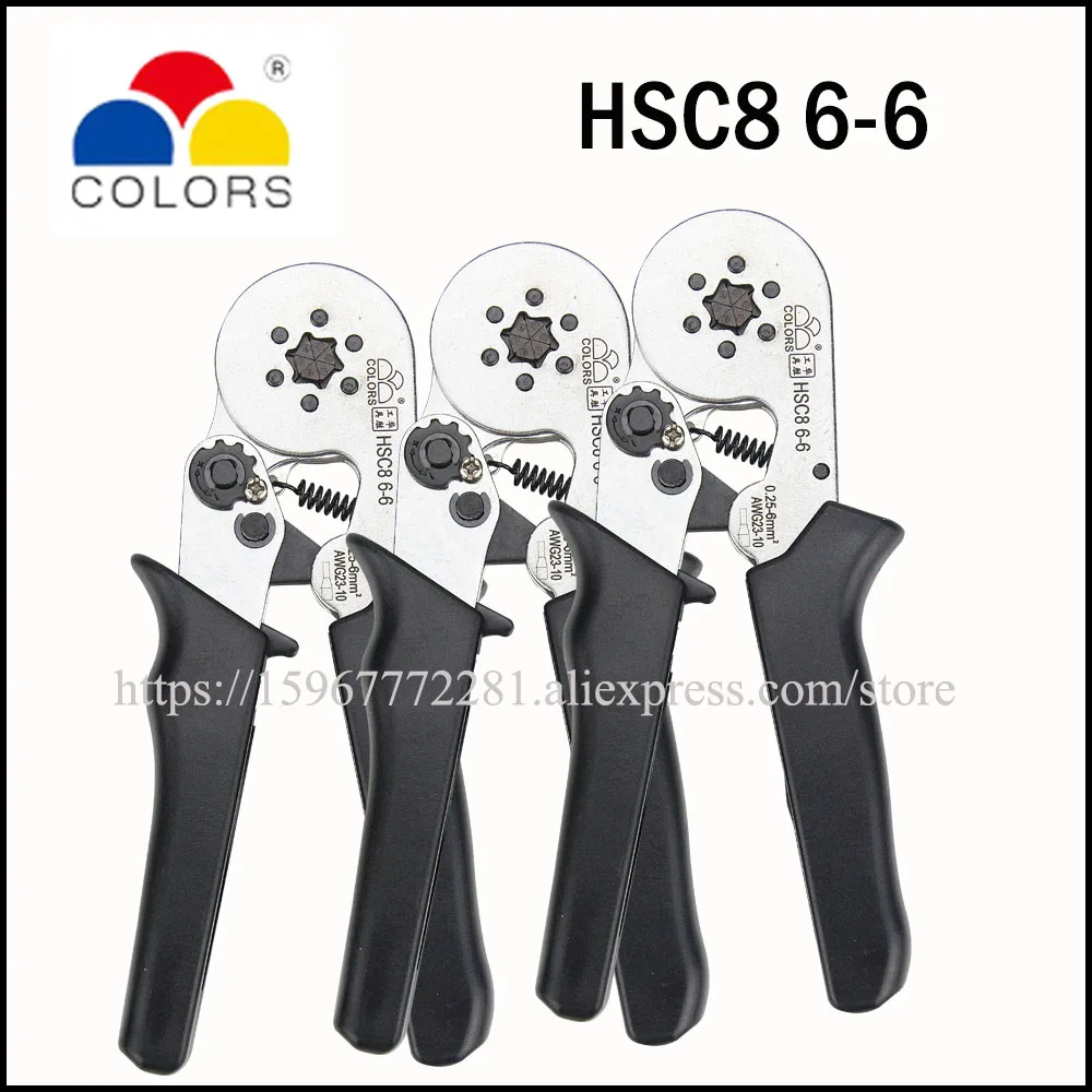 FASEN-HSC8-6-6B-Tool-Mini-Self-adjustable-Crimping-Plier-23-10AWG ...
