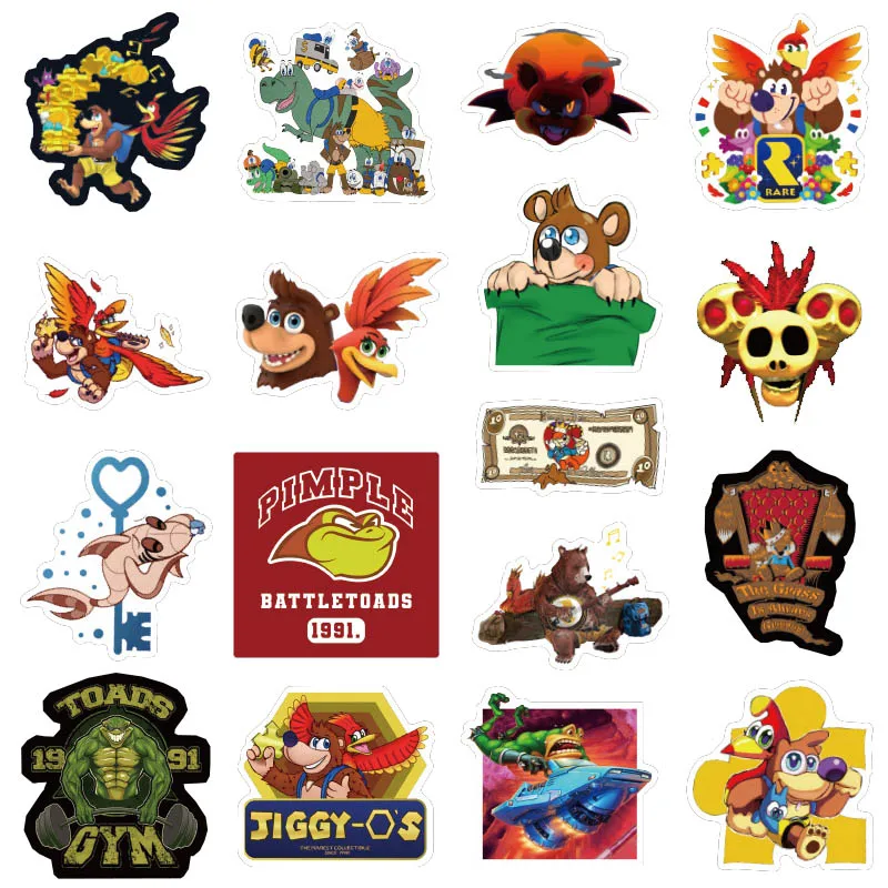 Paper Banjo-Kazooie Sticker Stickers etna.com.pe