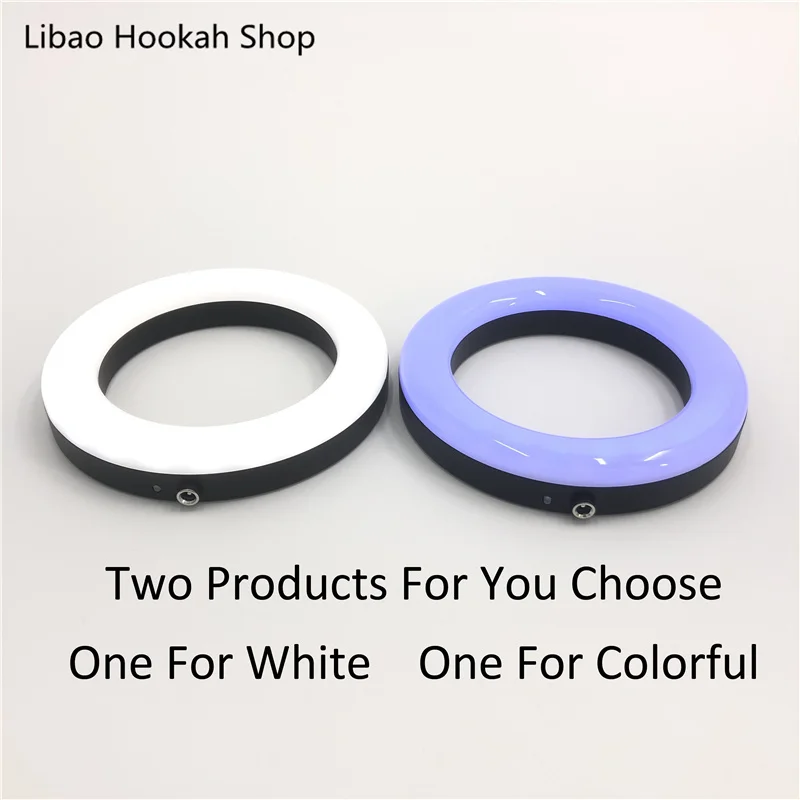 Chicha,Shisha Hookah LED Light RGB, plaque ronde 160MM, accessoires de ...