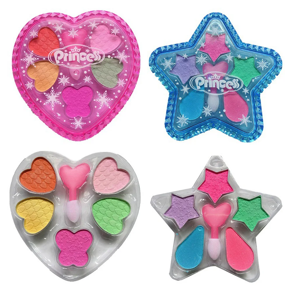 Girls Princess Makeup Toys Set Pretend Play Cosmetics Water-Soluble Eye ...