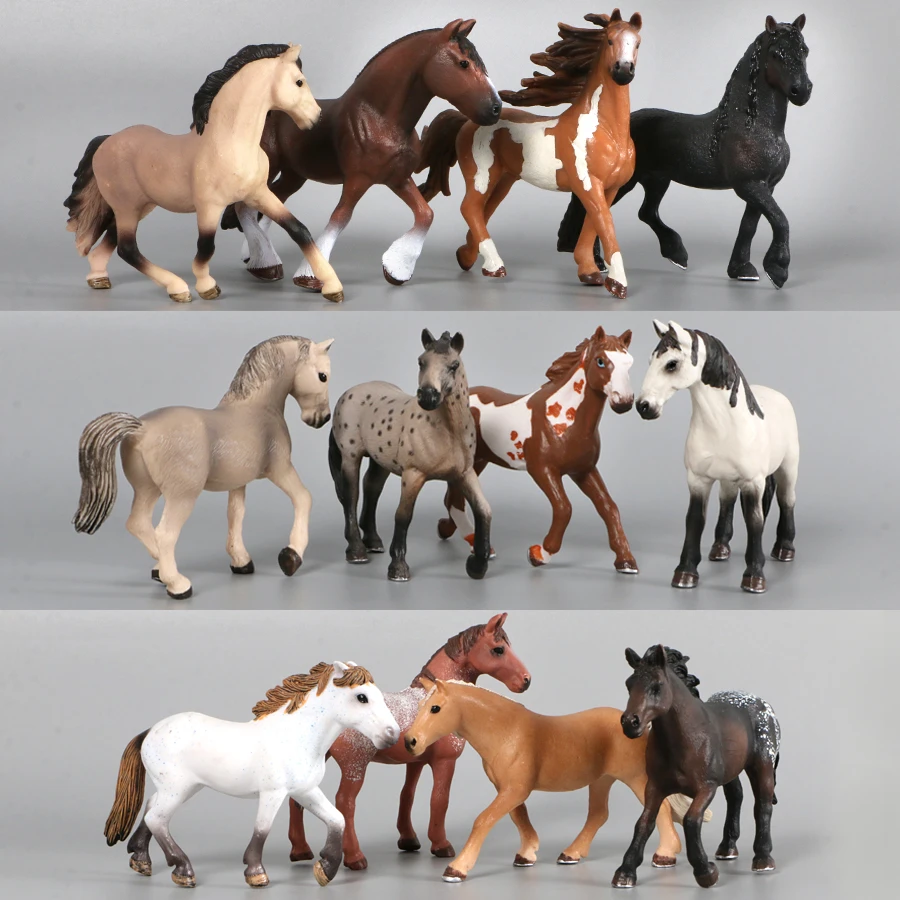 Realistic Animal Horse Models Action & Toy Figures Solid Emulation ...