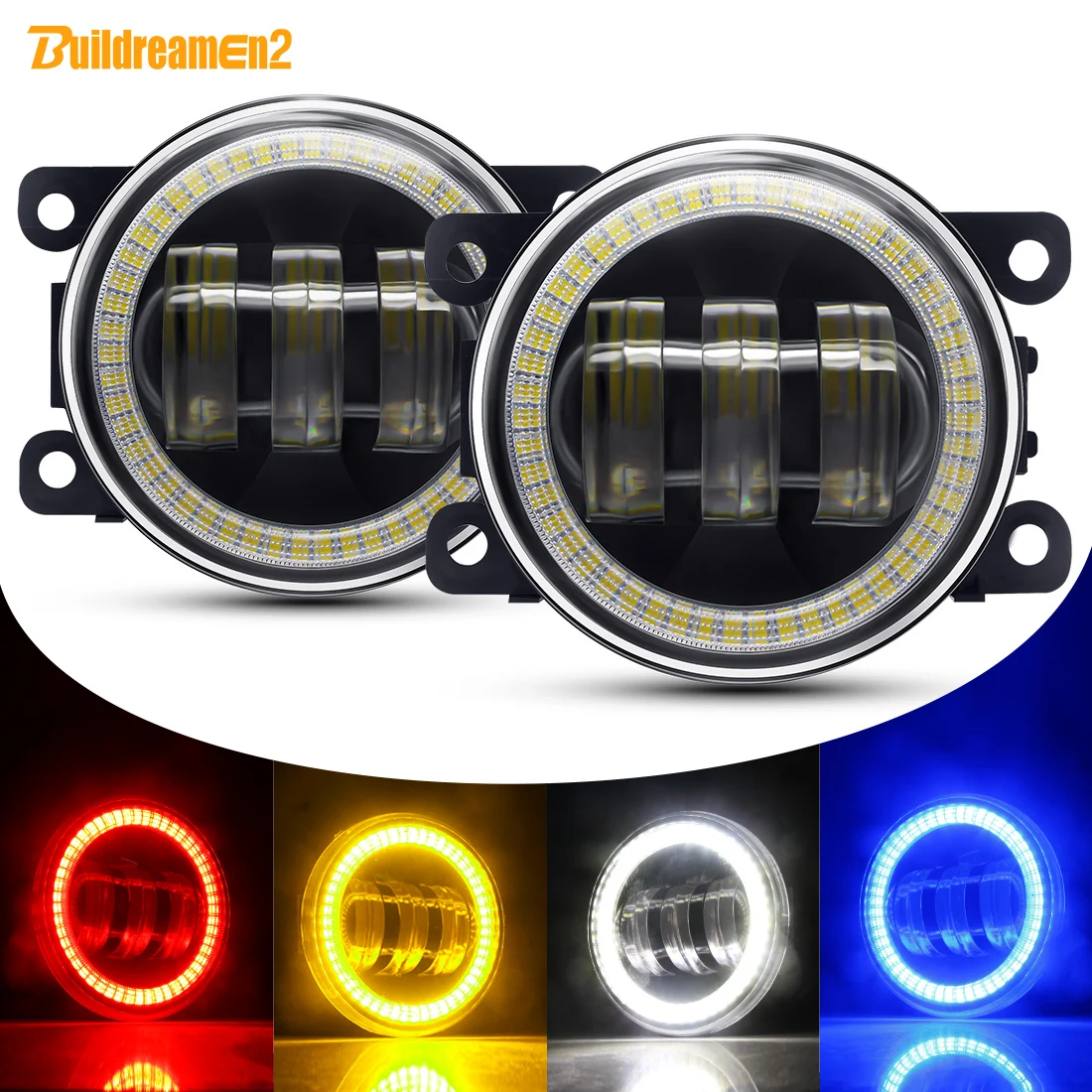 2 X Angel Eye Fog Light For Citroen C6 C4 C5 C3 DS4 DS3 DS5 Xsara C ...