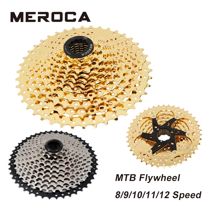 MEROCA MTB Bike Cassette Freewheel 8S 9/10/11/12 Speed Velocidade Wide ...