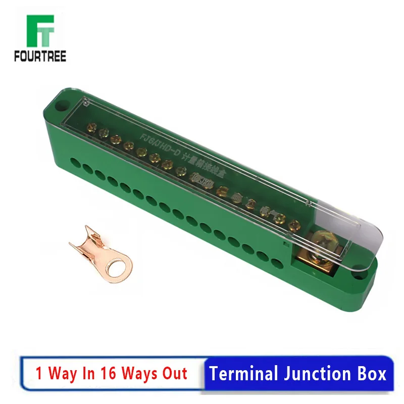 1PCS-Unipolar-Splitter-Terminal-Junction-Box-Metering-Cabinet-Wire ...