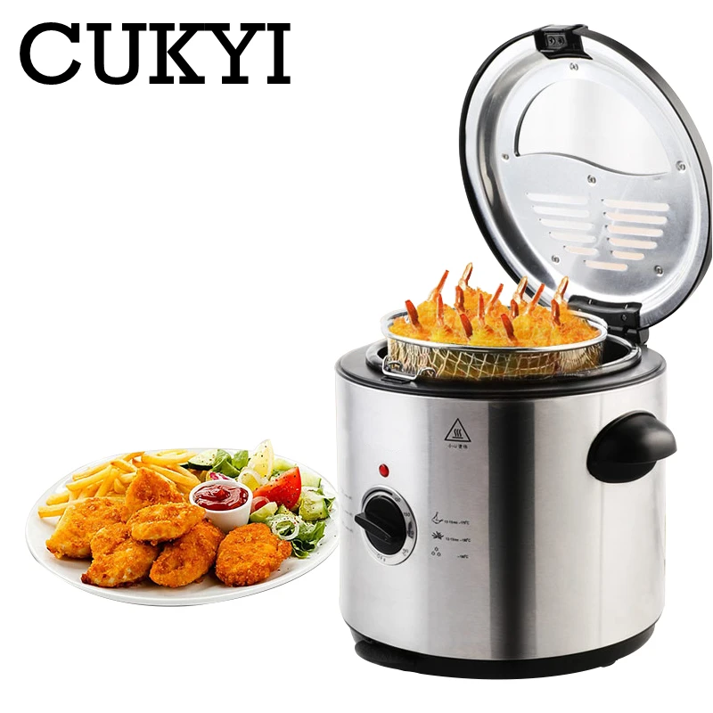 CUKYI-mini-electric-frying-machine-deep-fryer-oven-1-5L-Removable-non ...