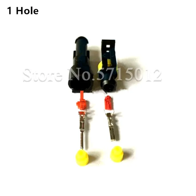 Superseal AMP/Tyco Waterproof 12V Electrical Connectors 1/2/3/4/5/6 Way ...