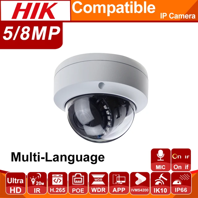 Original Hikvision IDS-2CD7AC5G0-IZHS 12MP POE IR IP67 IK10, 44% OFF