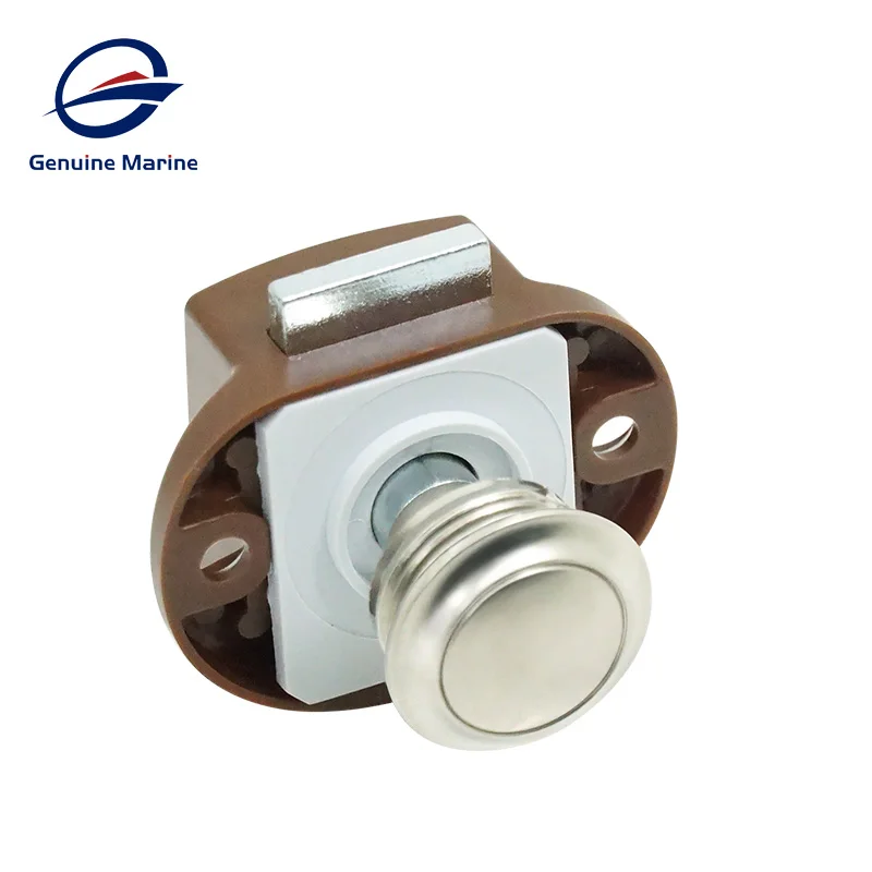 Genuine Marine Camper Car Push Lock Rv Caravan Boat Drawer Latch Button ...