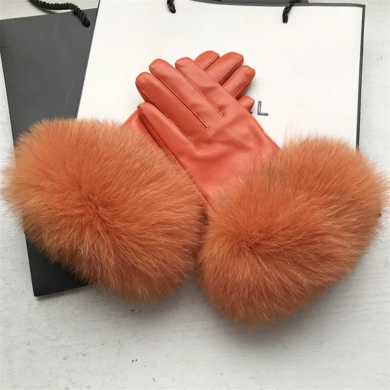 Oversized-Fox-Fur-Gloves-Women-s-Genuine-Leather-Glove-Winter-Warm ...