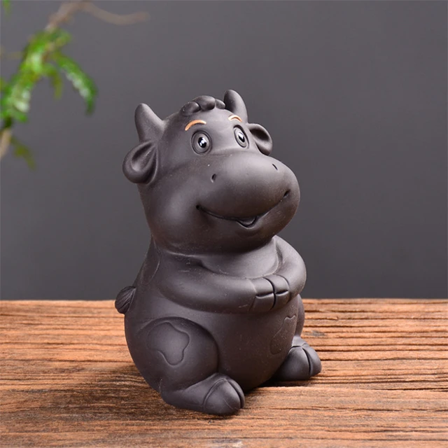 Hippo Clay Figurines