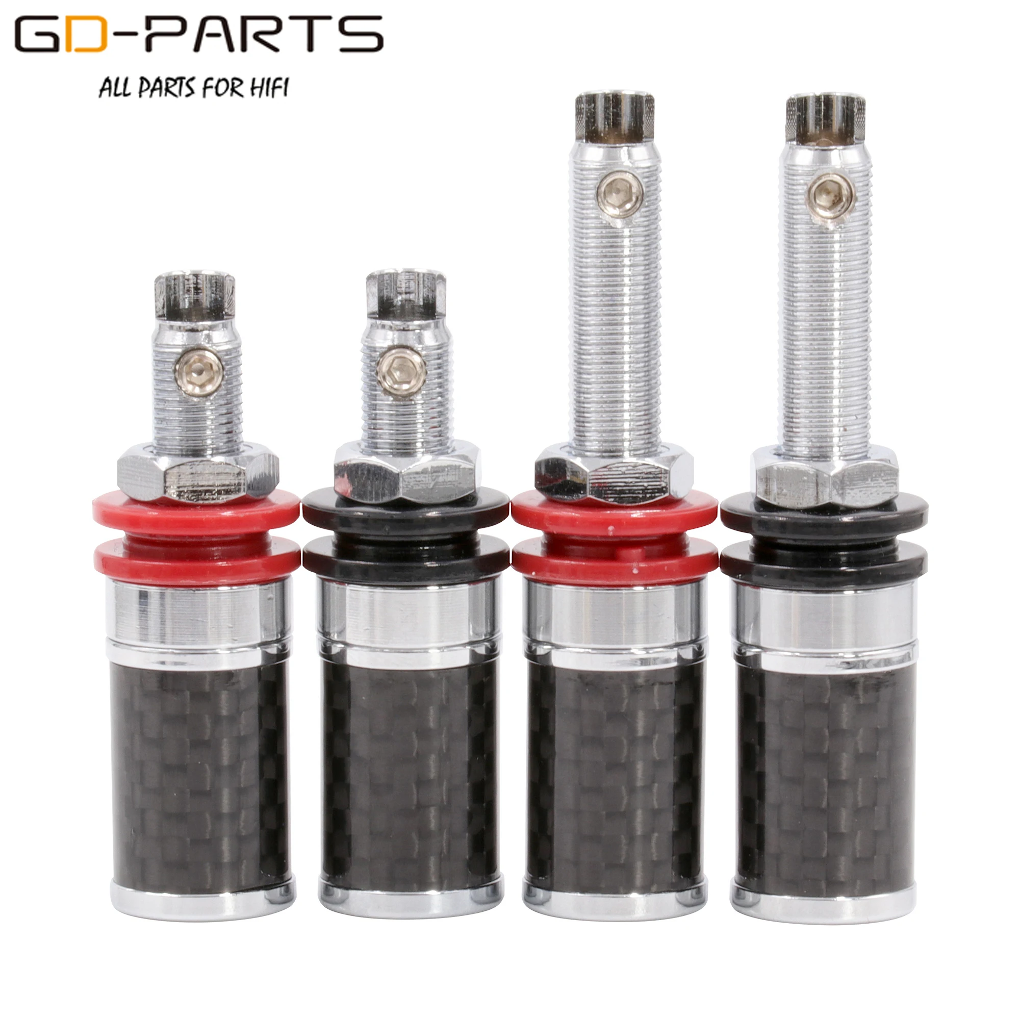 Brass-5-Way-Speaker-Binding-Post-Female-Banana-Jack-Connector-Carbon ...