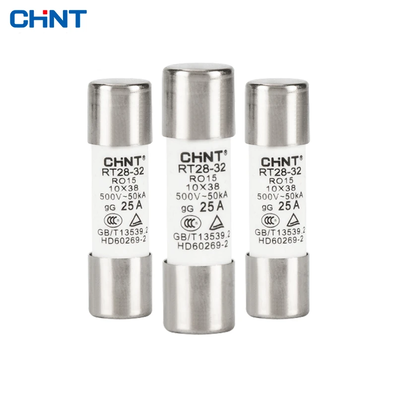 Chint Rt28-32 500v 45-62hz Ro15 Fuse Core 2a 4a 6a 10a 16a 20a 25a 32a ...