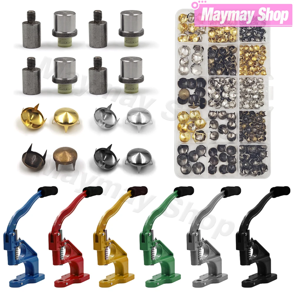 Mold-Hand-Press-Machine-Round-Cone-Claw-Rivet-Kits-Spike-Studs-Spots ...