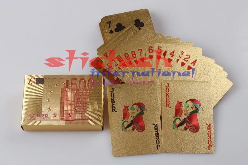 by-dhl-or-ems-50sets-NEW-24K-Carat-Gold-Foil-Plated-Poker-Game-Playing ...