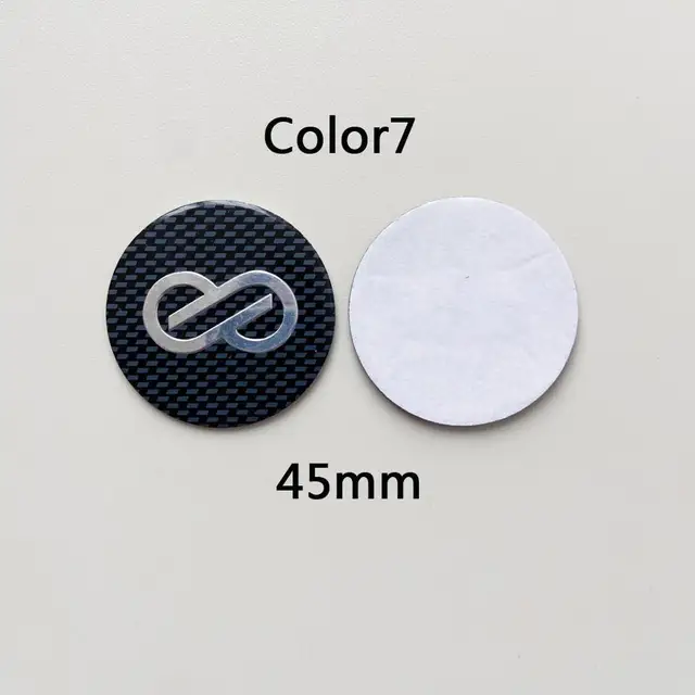 4PCS/Lot 45mm 56mm 64.5mm Car Wheel Center Cap Emblem Sticker For ENKEI ...