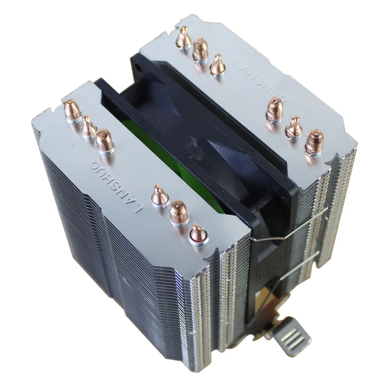 LANSHUO Cooler Cpu RGB Intel Amd Processor heat sink 6 Heatpipe 90mm ...