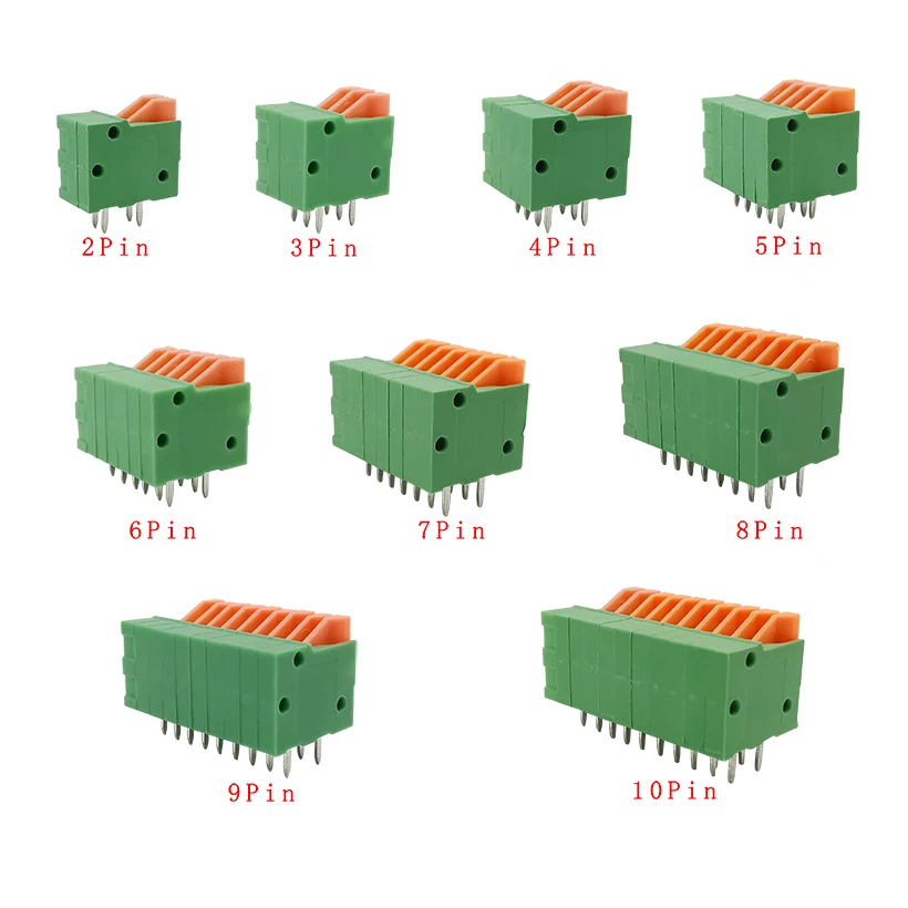 KF141R-PCB-Spring-Screwless-Wire-Terminal-Blocks-Connector-2-54mm-Pitch ...