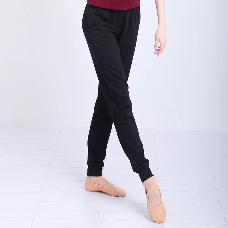 Women Ballet Dance Pants Adult Black Cotton Modal Practicing Ballet ...