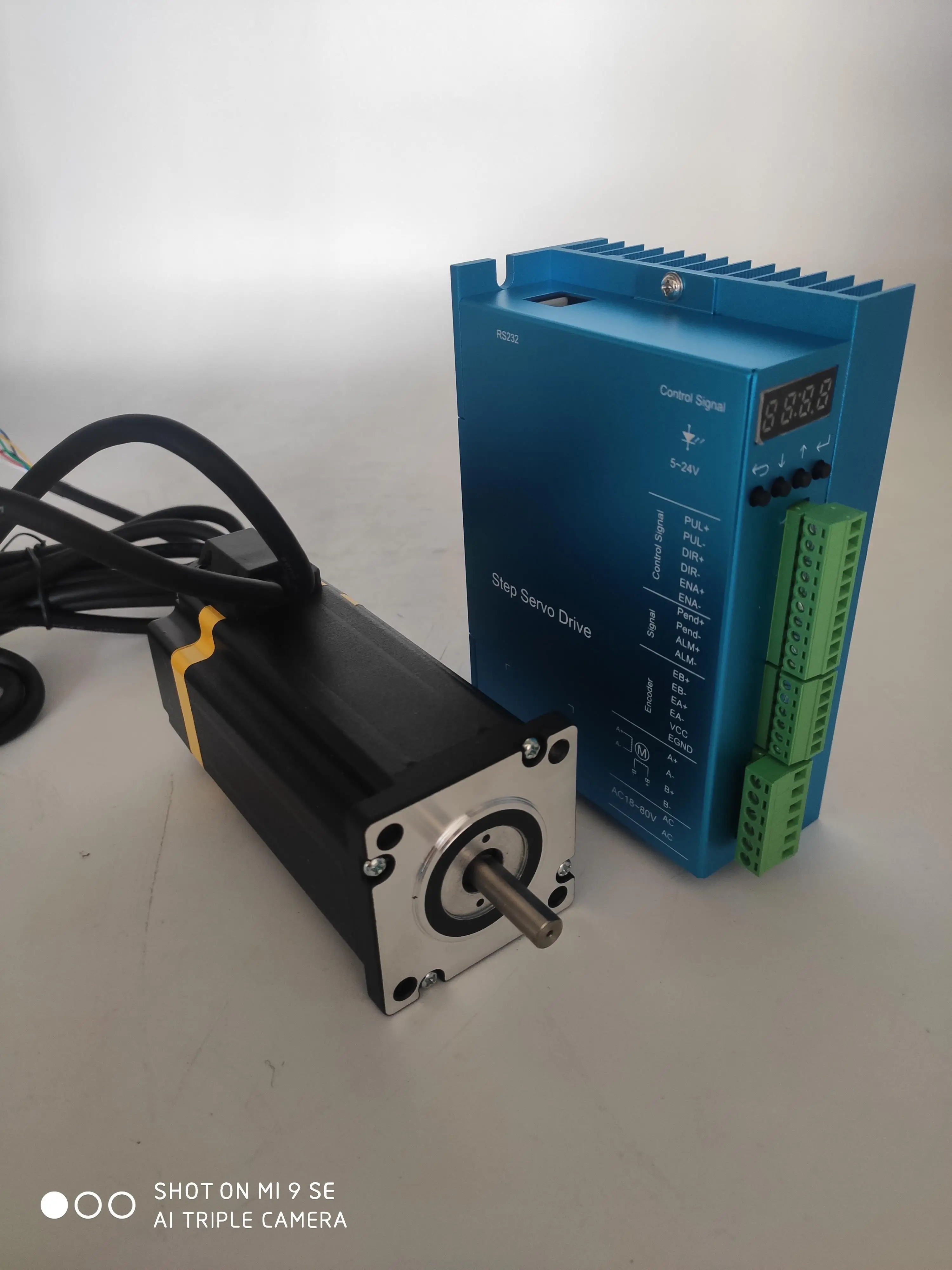 Nema24-closed-loop-stepper-servo-motor-Digital-display-driver-set-4N-m ...