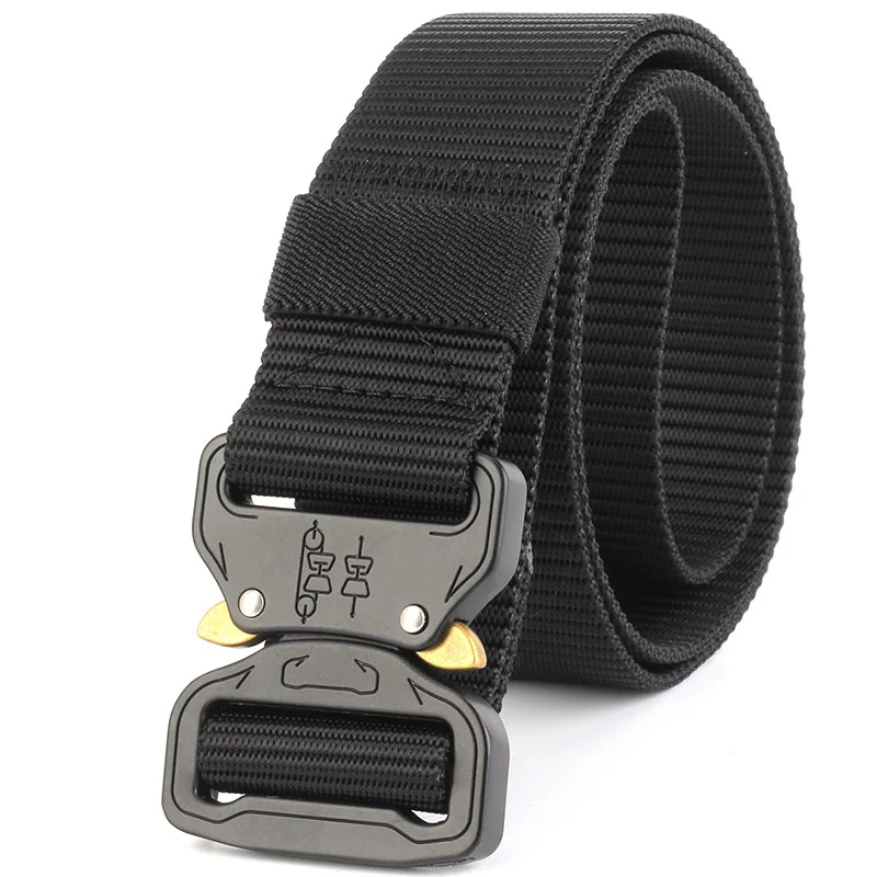 Outdoor multifunctional buckle belt nylon tactical belt quick release ...
