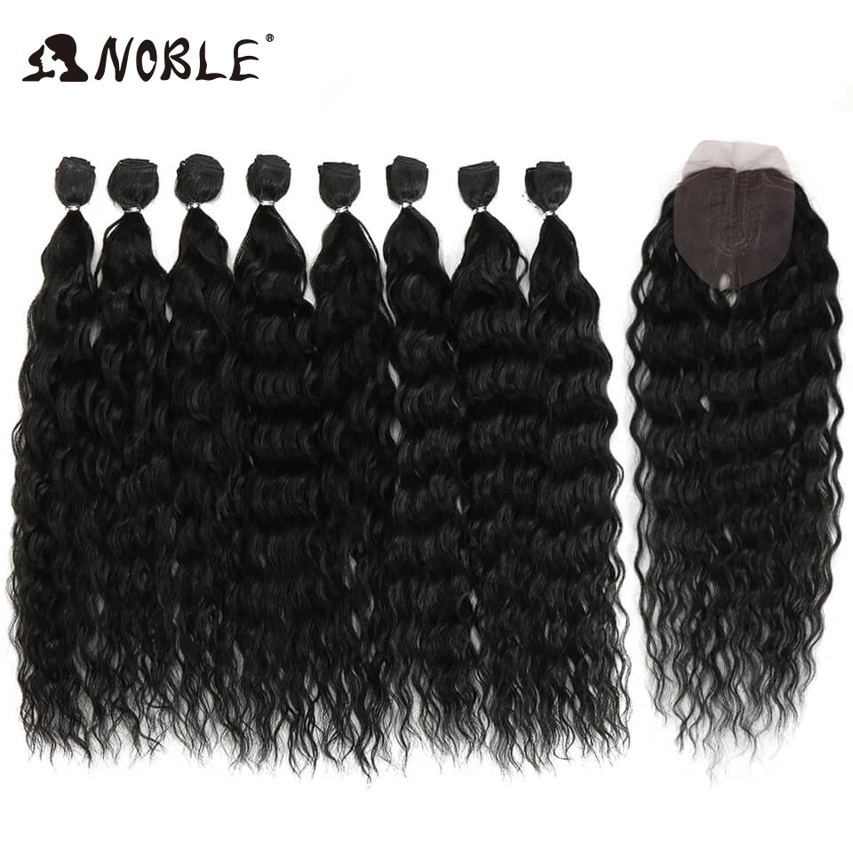 Nobre-cabelo-sint-tico-tecer-corpo-20-Polegada-8-p-s-lote-afro-kinky ...