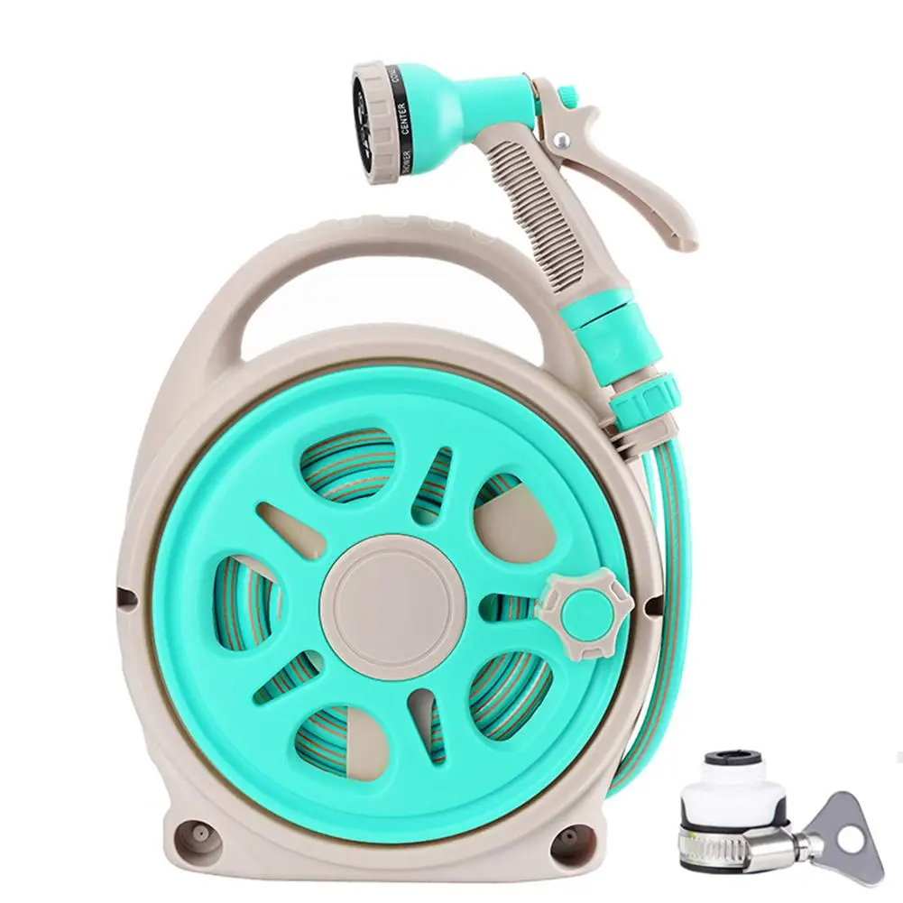 50FT-Garden-Hose-with-Hose-Reel-Long-Service-Life-leak-proof ...