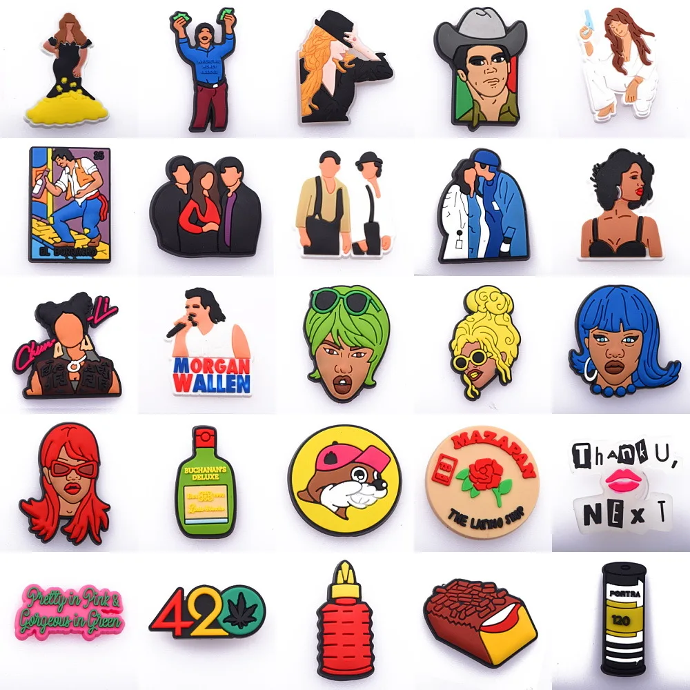 Crocs Charms Music Artist | Crocs Charm Famous Singer | Crocs Accessory ...