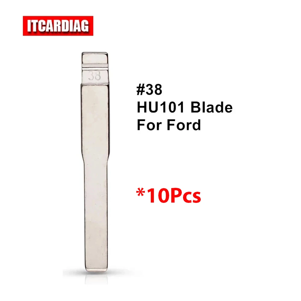 10pcs-38-HU101-Metal-Remote-Folding-Flip-Uncut-Car-Key-Blade-For-Ford ...