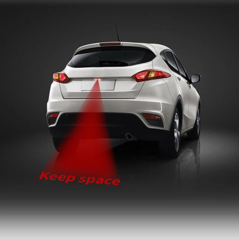 Red-Blue-Anti-Collision-Rear-end-Laser-Tail-Fog-Light-Car-Brake-Parking ...