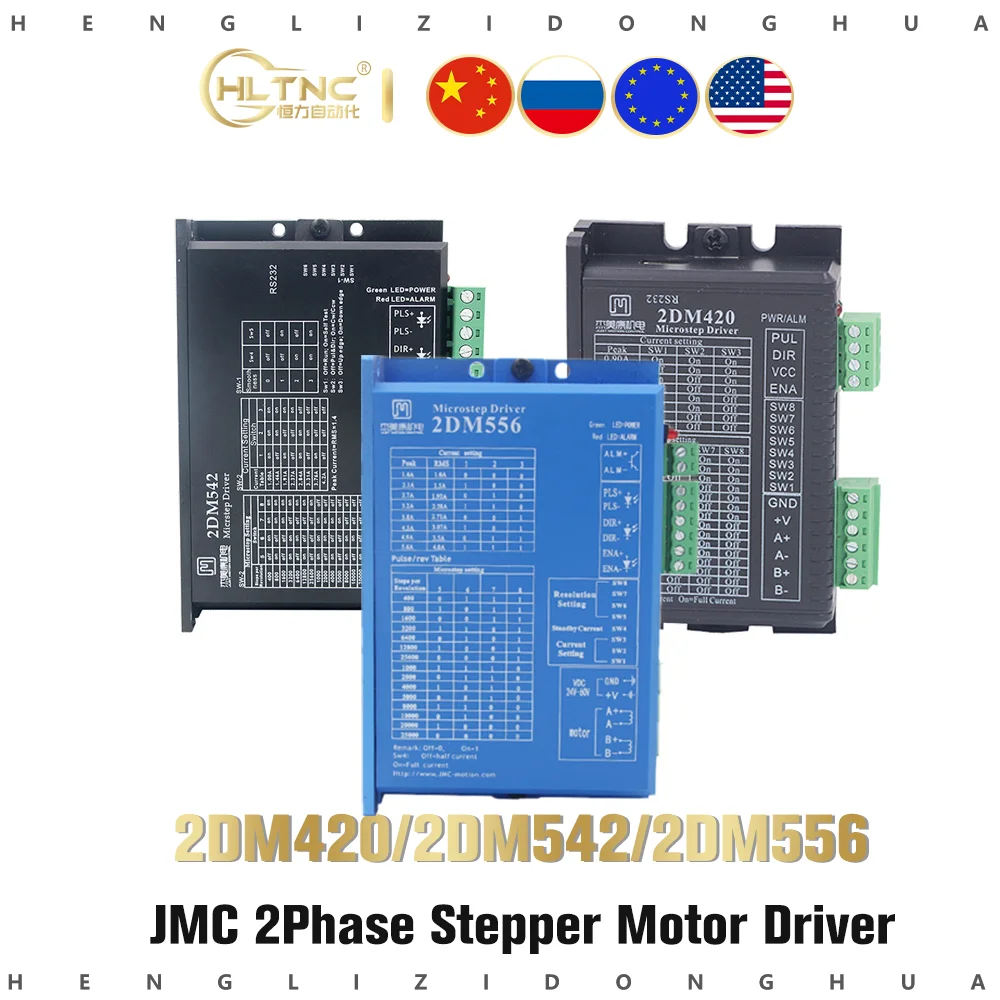 JMC 2DM420 2DM542 2DM556 NEMA 17 23 34 2 phase stepper motor driver replace TB6600 DM542 DM556 ...
