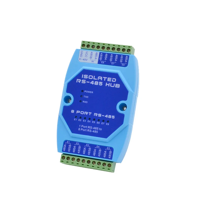 RS-485/RS-232 To Ports RS-485 Hub (DIN-Rail Industrial Standard ...