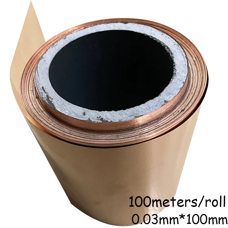 1m Pure copper copper strip copper foil thin copper skin grounding ...