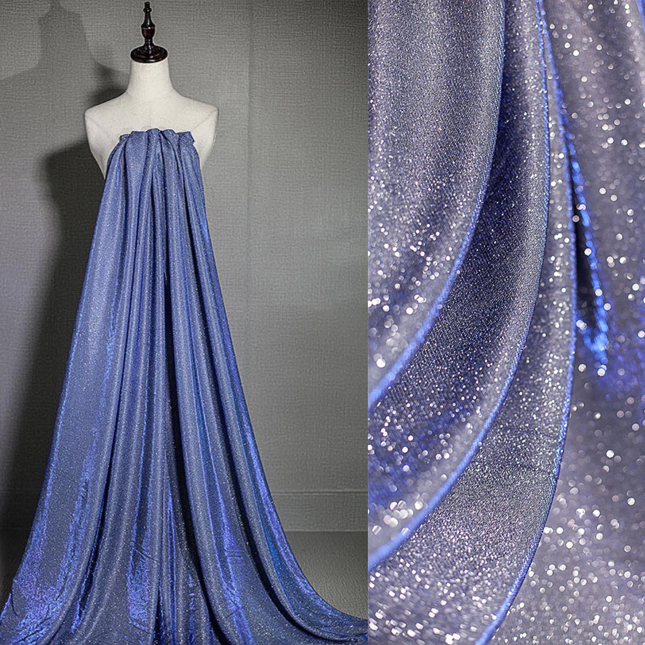 50cm*150cm Dream Reflective Laser Fabric Starry Sky Highlight Stretch ...