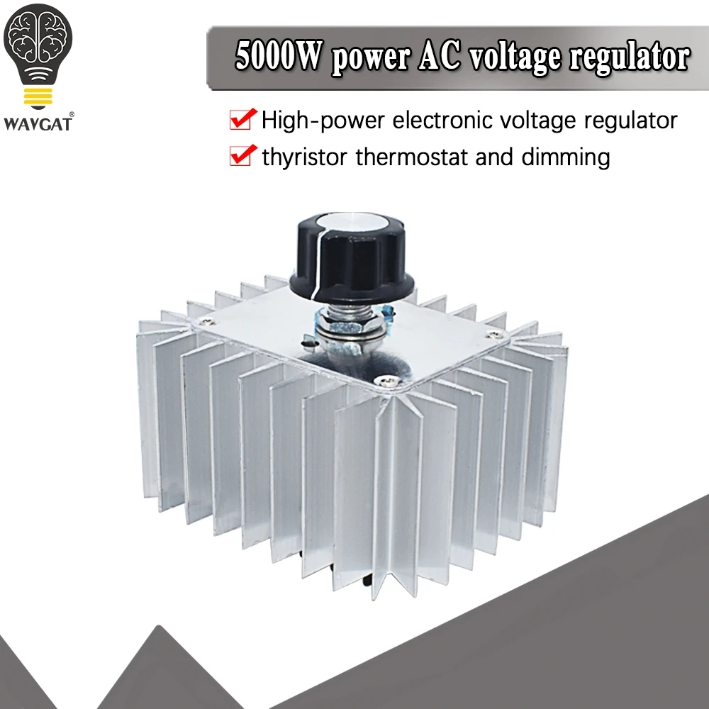 AC 220V 5000W SCR PWM Motor Speed controller Light Dimming Dimmers ...