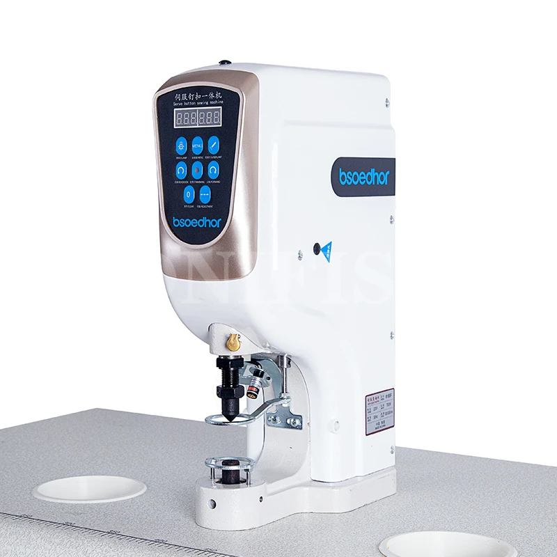 818 automatic button punching machine, electric big white button ...