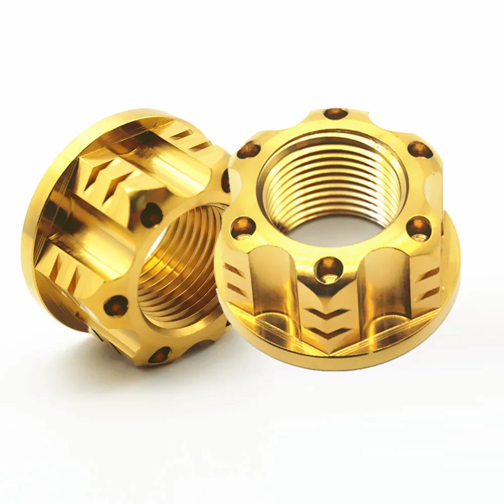 Ti-Achteras-Moer-M16-M18-Pitch-1-5-Mm-Titanium-Flens-Moer-Verbrand-Ti ...