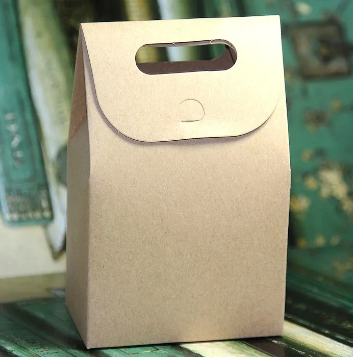 Hand Cake paper bags/food packaging bag 10CMX15.5CMX6CM 50pcs/lot|lot ...