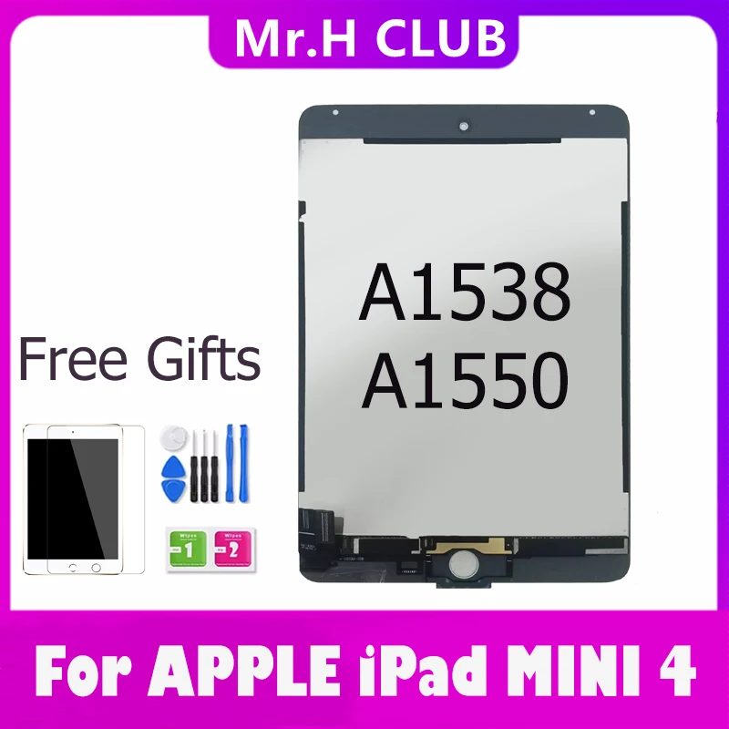 Pantalla LCD para iPad Mini 4, mini4, A1538, A1550, EMC 2815, EMC 2824 ...