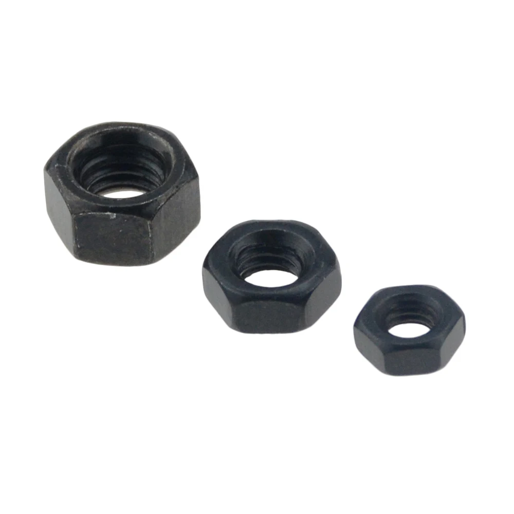 Tuerca normal hexagonal DIN934 de acero de grado 8,8, color negro, para ...