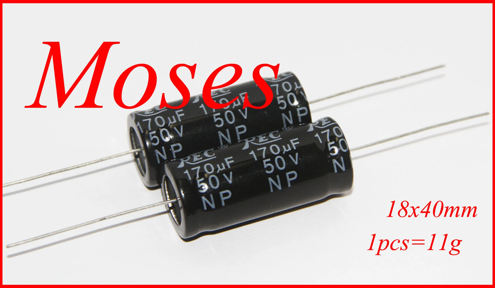 50v 170uf Original New Axial Audio NP Bipolar Electrolytic Capacitor ...