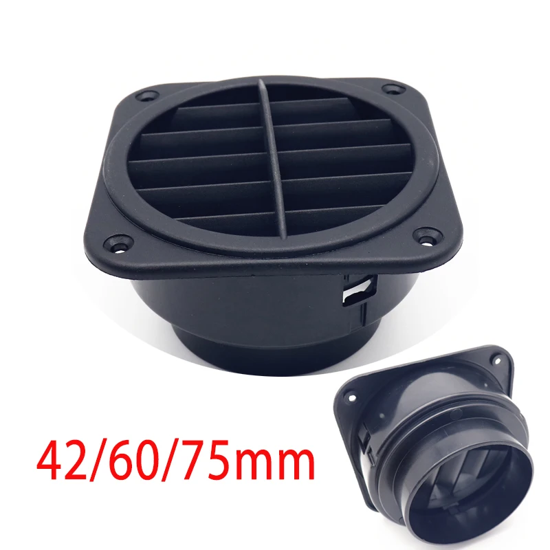 75/60/42mm Car Air Vent Outlet Flat Diesel Heater Air Heater Ducting ...