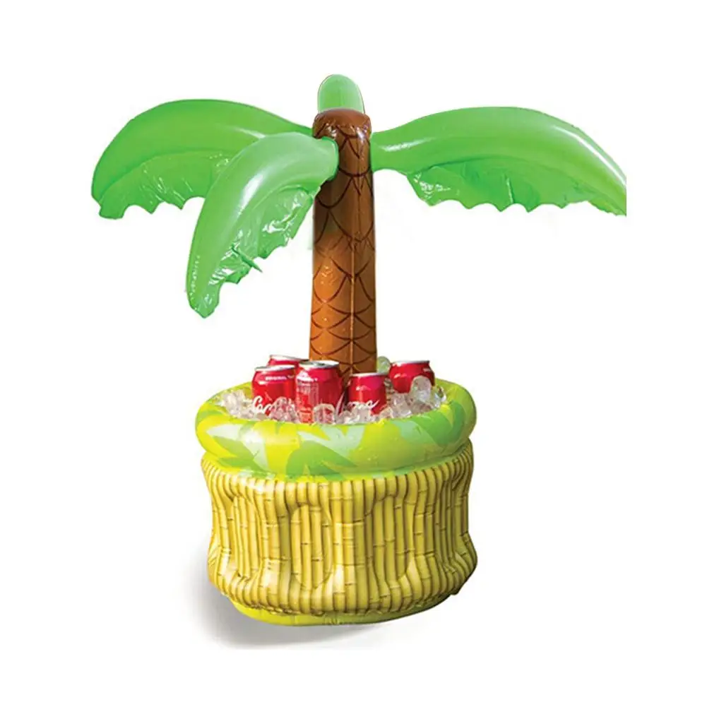 Inflatable Palm Tree Cooler Beer Drinks Ice Bucket Party Supplies For ...